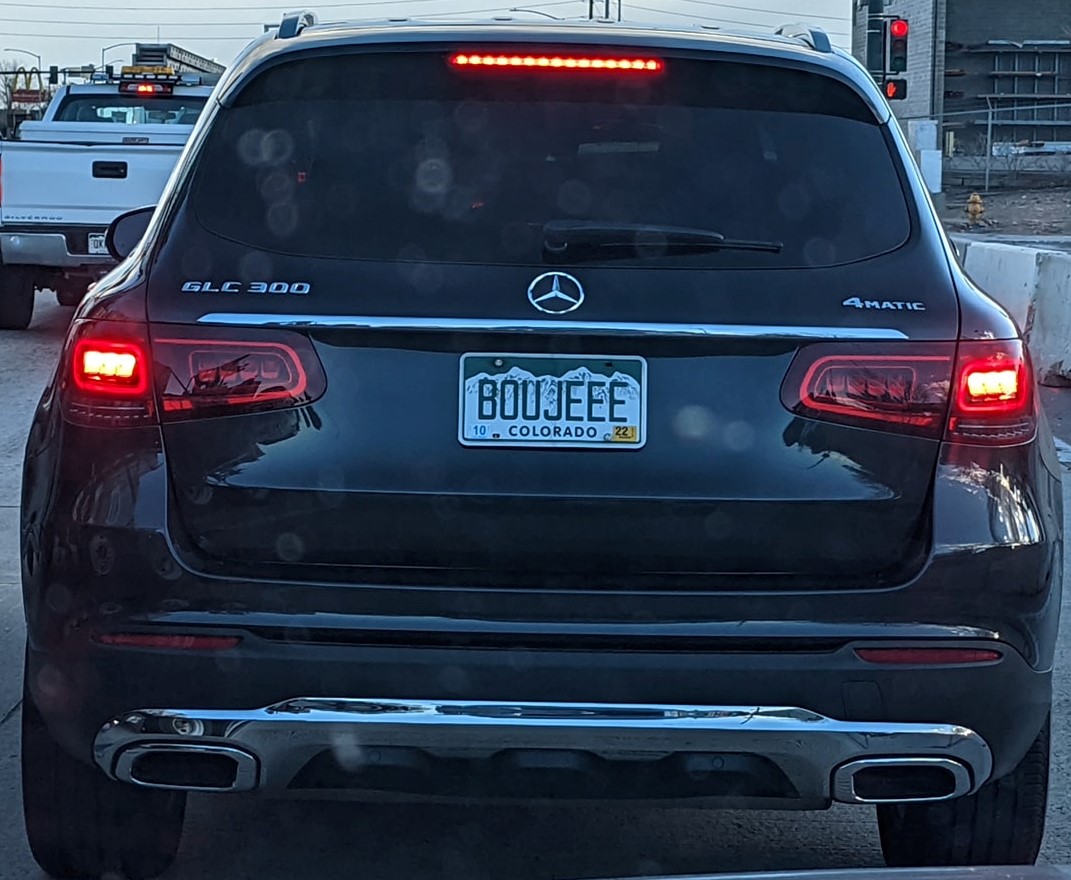 BOUJEE | WhatAPlate.com - The Coolest Vanity License Plates! #whataplate