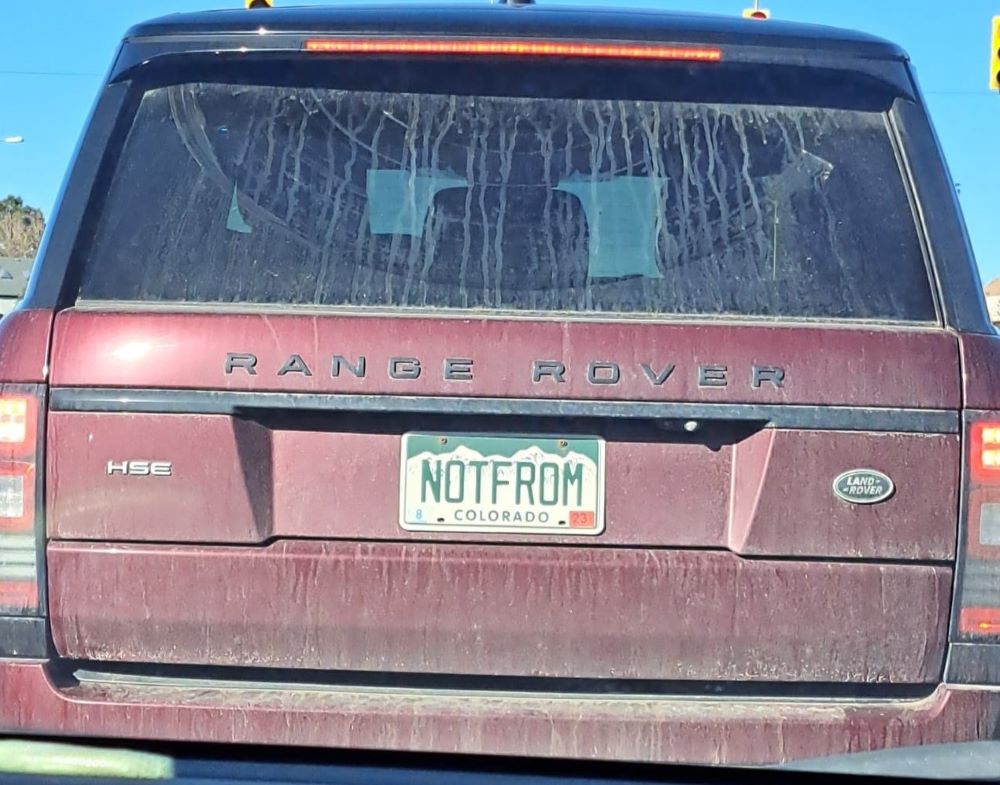 NOTFROM | WhatAPlate.com - The Coolest Vanity License Plates! #whataplate